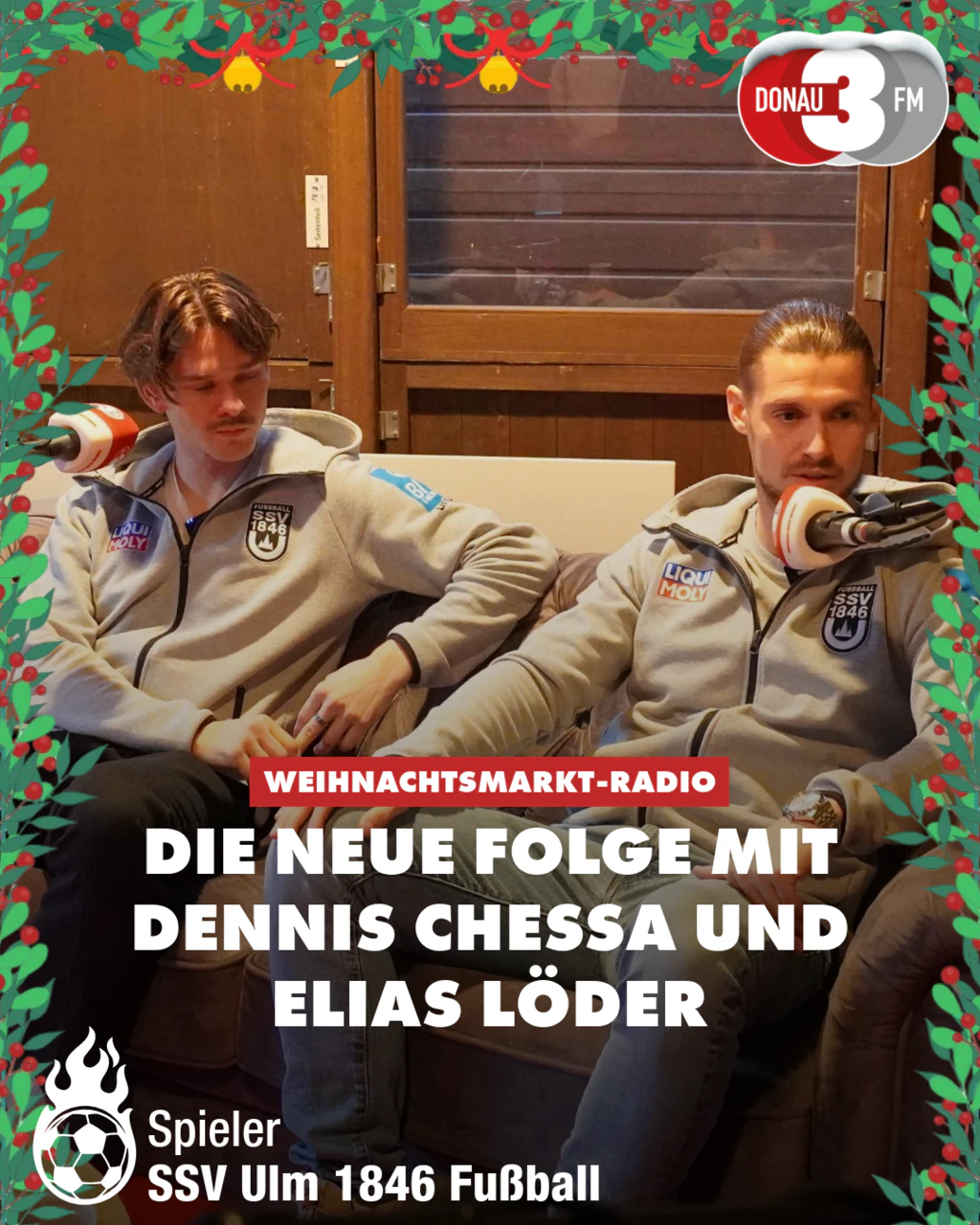 Das DONAU 3 FM Weihnachtsmarkt-Radio mit den SSV-Ulm-1846 ...
