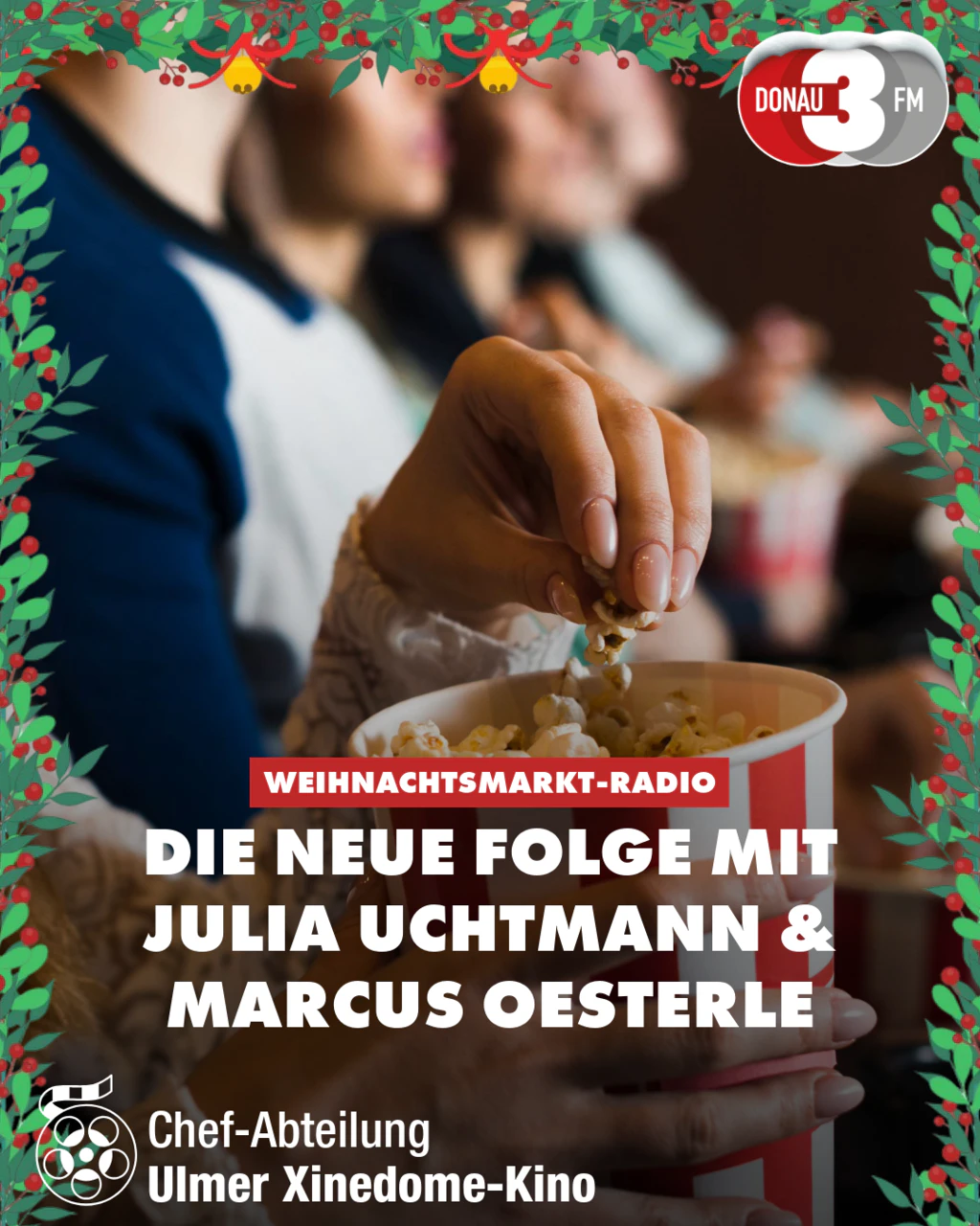Das DONAU 3 FM Weihnachtsmarkt-Radio mit Julia Uchtmann und Marcus ...