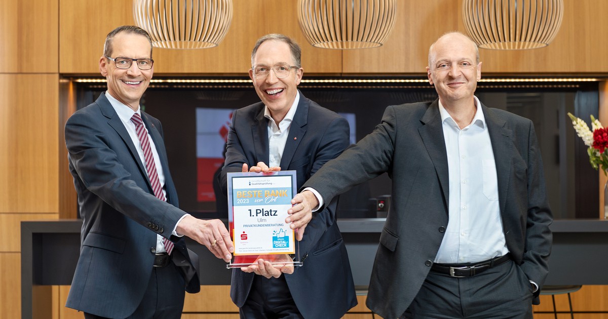 Sparkasse Ulm erneut als beste Bank vor Ort ausgezeichnet | DONAU 3 FM